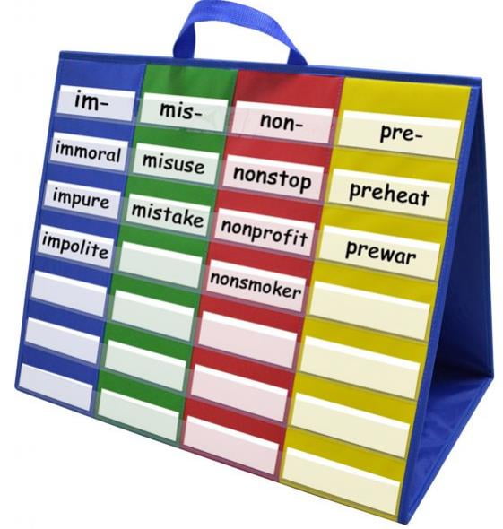 4-Column Desktop Pocket Chart for Word and Sound Sorting Practice ...
