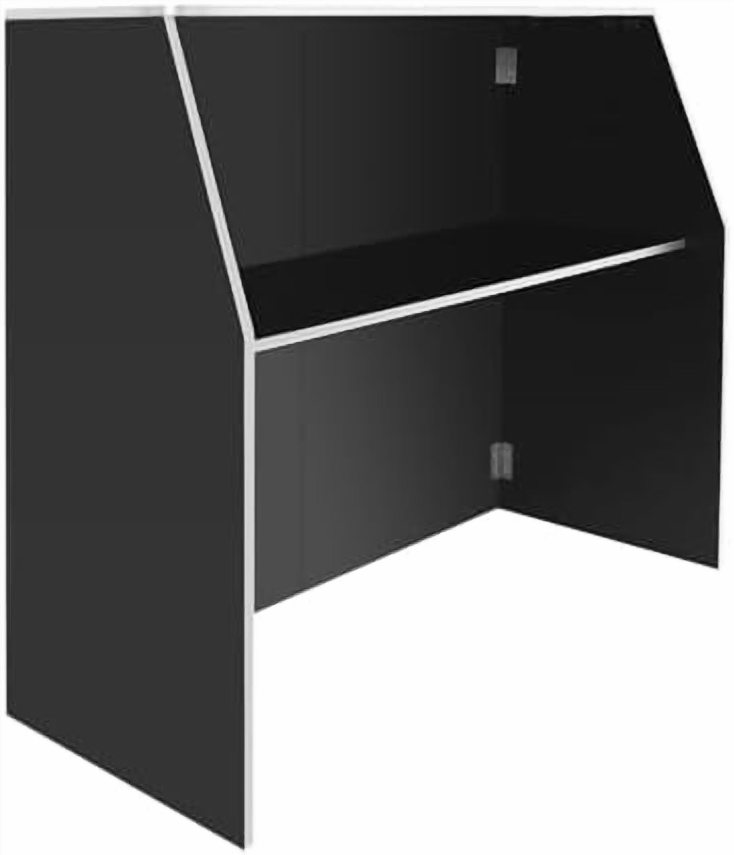 4' Commercial Folding Portable Event Bar with Top and Middle Shelves ...