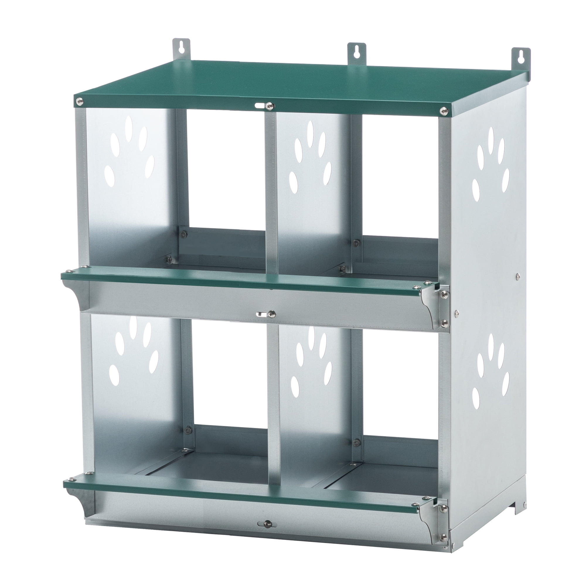4 Compartment Chicken Nesting Boxes, Metal Nesting Boxes Wall Mount ...