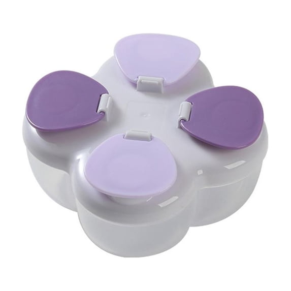 4-Compartment Formula Dispenser – No-Spill Portable Milk Powder ...