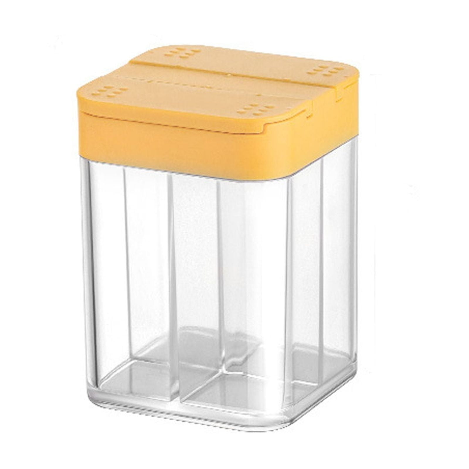4-Compartment Seasoning Jar with Sliding Lid, Airtight Moistureproof ...