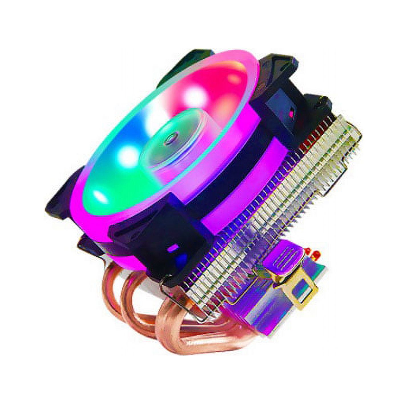 4 Copper Tubes Fans CPU Cooler LED CPU Cooling Fan PWM Silent CPU ...