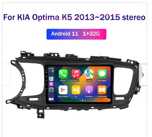 4 Core 2+32G Car Stereo for Kia Optima K5 2015-2011, 9 Inch Android 13 Touchscreen with CarPlay ...