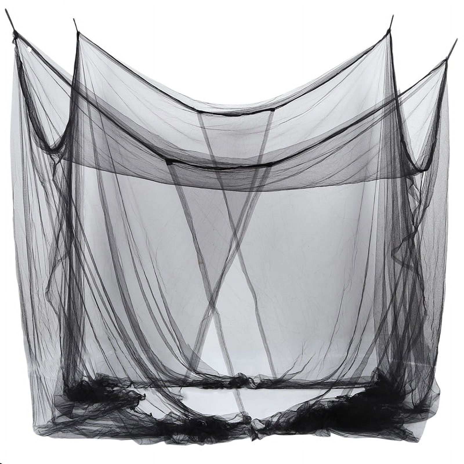 Walmart 4-Corner Queen Size Bed Netting Canopy, Ceiling Mesh Mosquito ...
