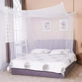 4 Corner Post Mosquito Net Canopy for Full Queen King Size Bedding-47 ...