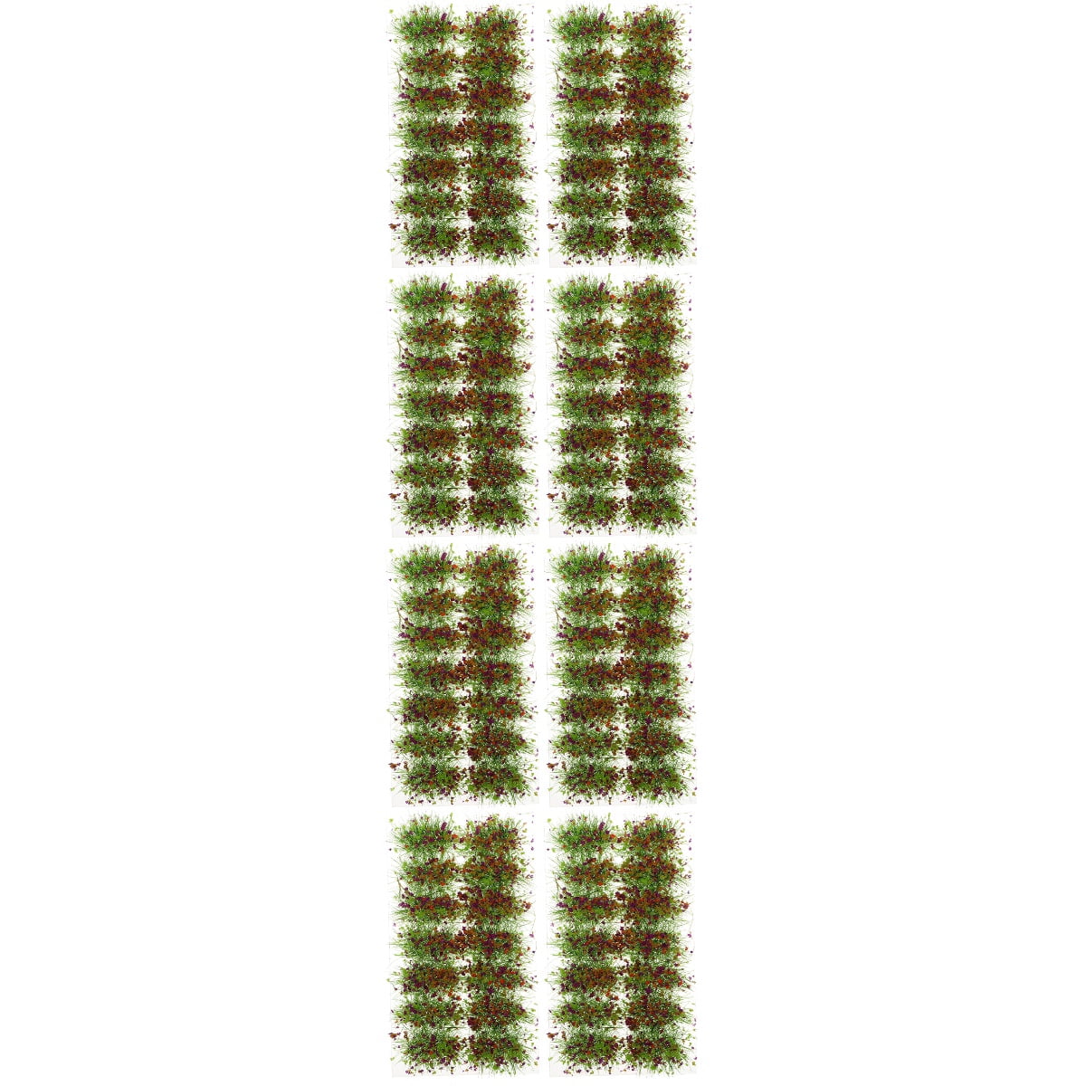 4 Count Artificial Miniatures Grass Shed Train Scenery Models Faux ...