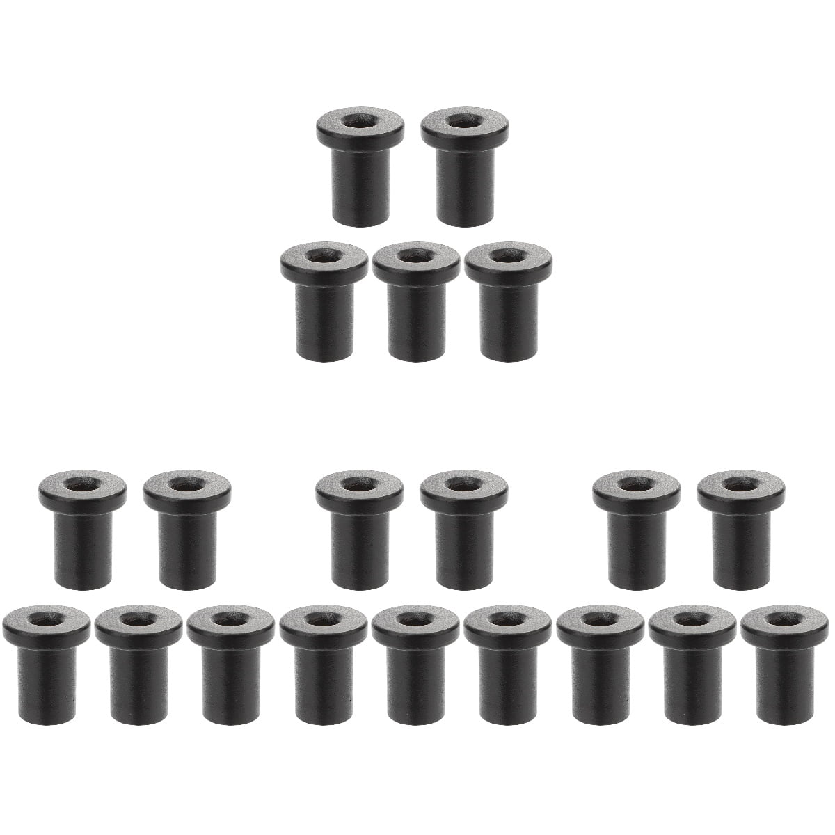 4 Count Barn Track Connecting Spacers Sliding Doors Fittings Black ...