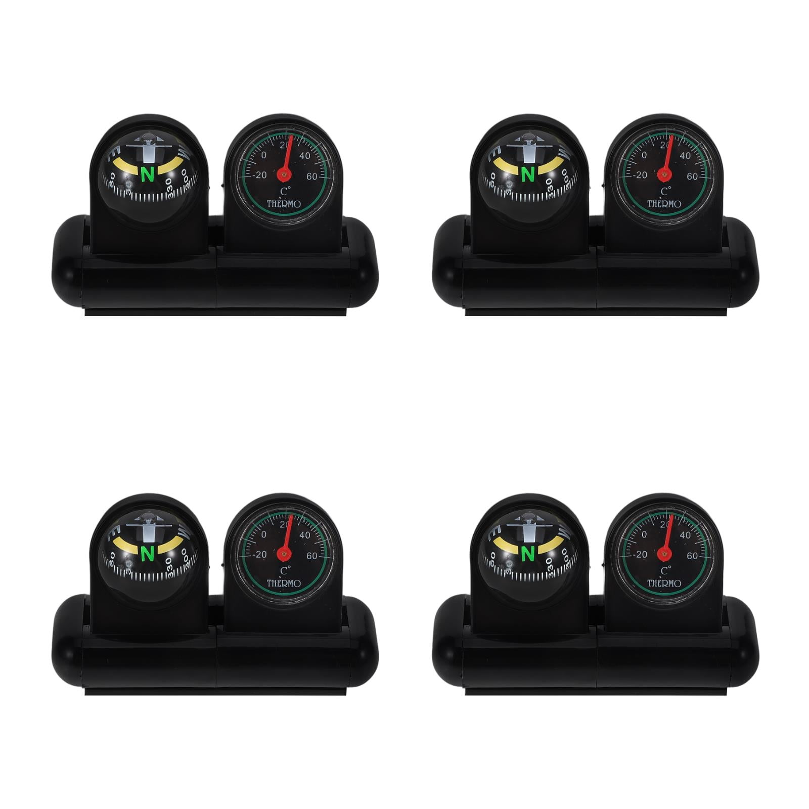 4 Count Car Compass Barometer Compasses Altimeter Work Black - Walmart.com