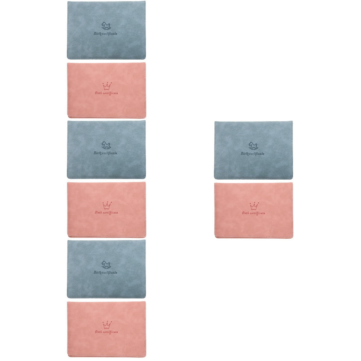 4 Count Carrier Birth Certificate Cover Baby Newborn 22.50X16.00X1.00CM ...