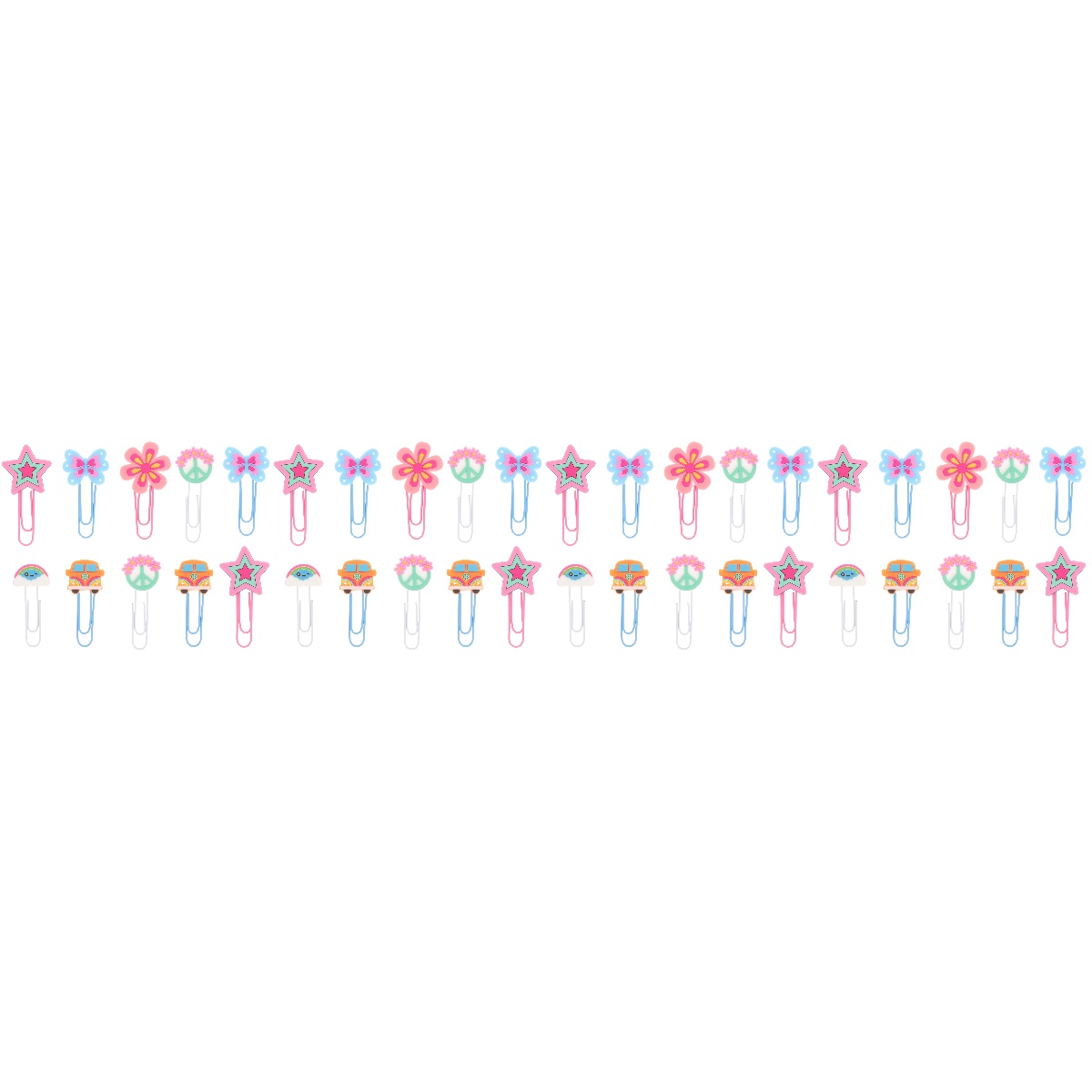 4 Count Cartoon Bookmark Envelope Decorations Hippy Bookmarks Miss ...