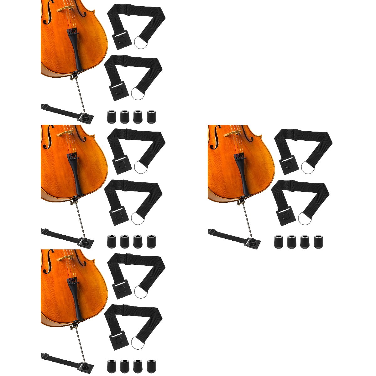 4 Count Cello Tape Anti-slip Mat for Musical Instrument Accessories ...