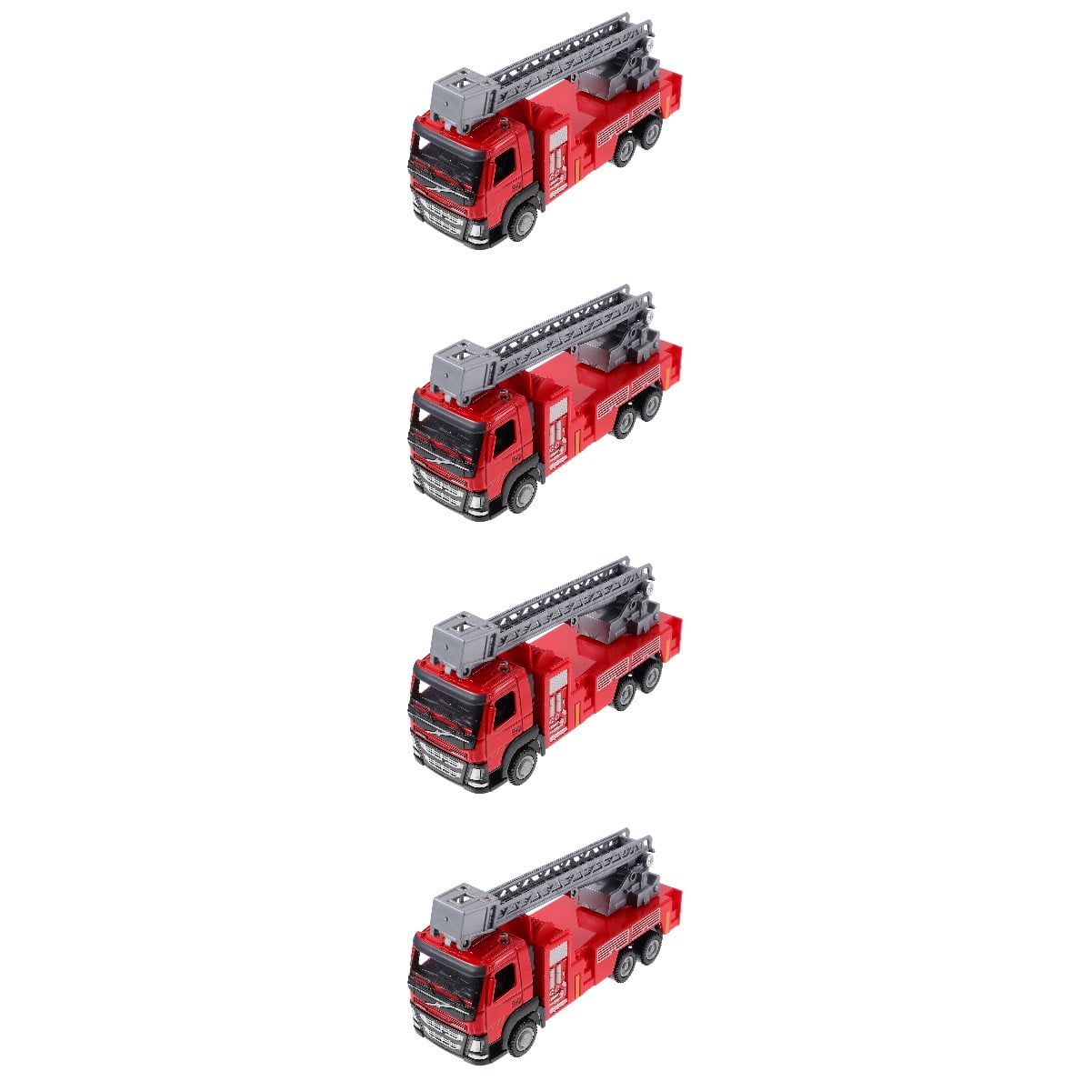 4 Count Children's Alloy Toy Car Fire Truck Consumer Ladder - Walmart.com