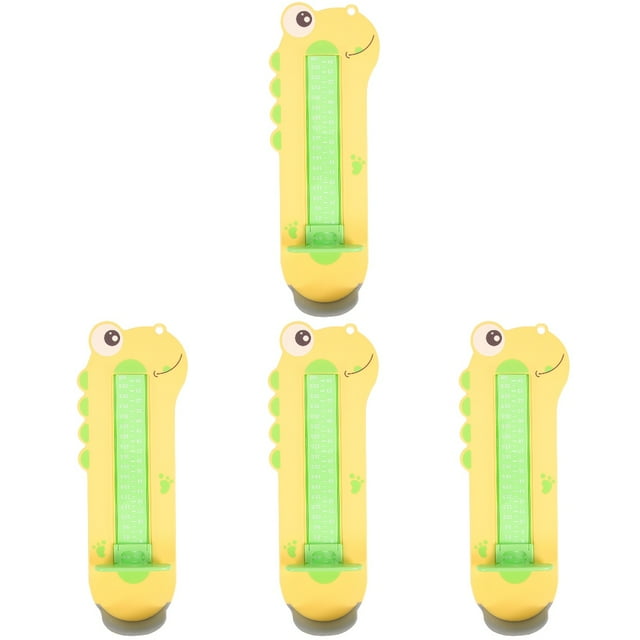 4 Count Children's Foot Measuring Device Measurement Tool Tape Infant ...