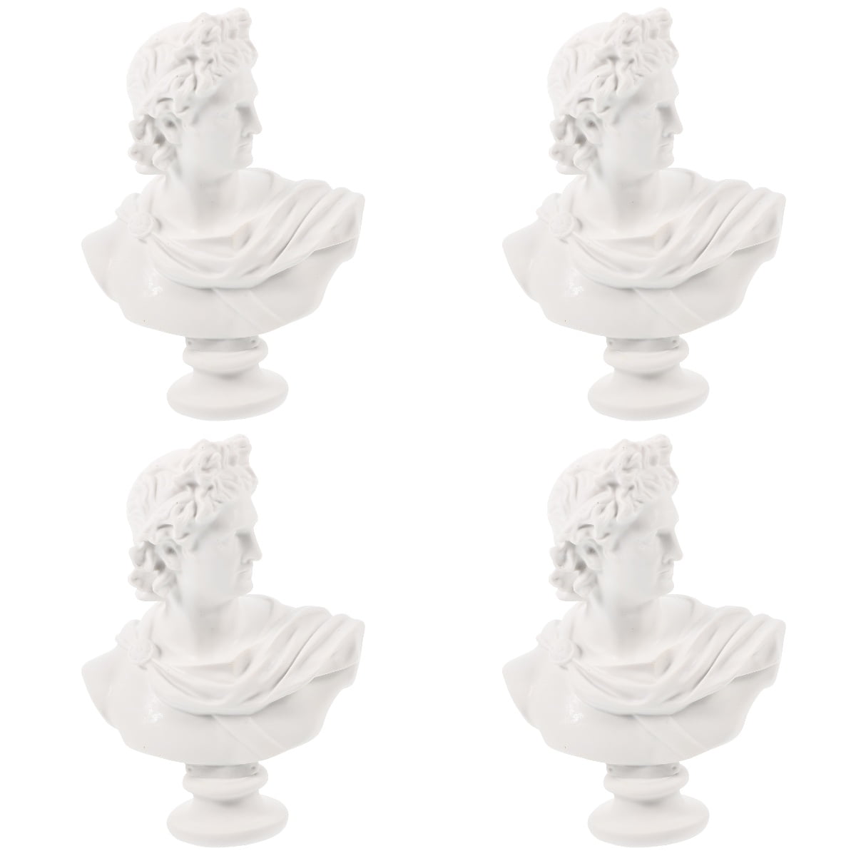 4 Count David Statue Mythology God Sculpture Bust Goddess - Walmart.com