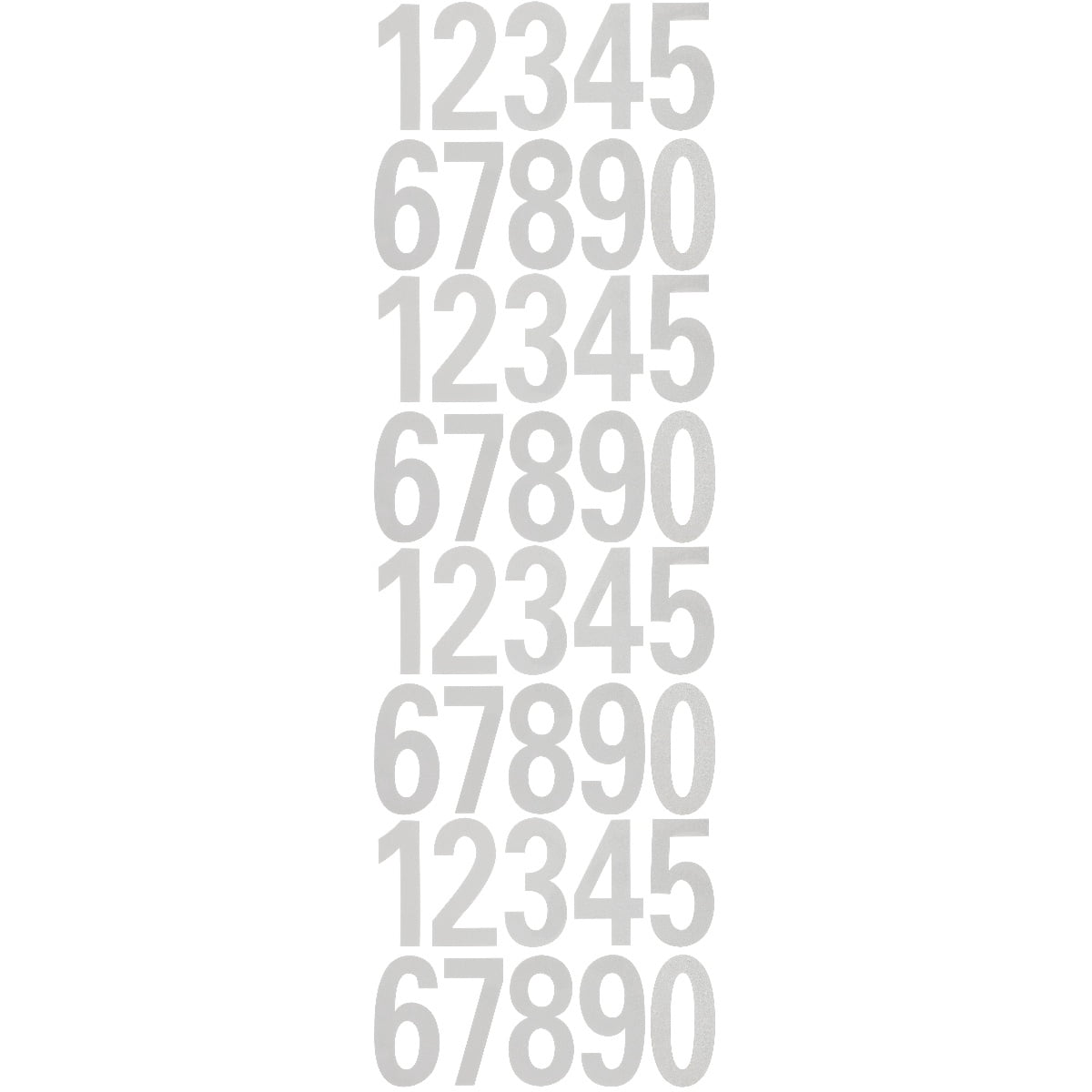 WRISTBIQUE Indoor and Outdoor Weatherproof Mailbox Number Stickers 16 ...