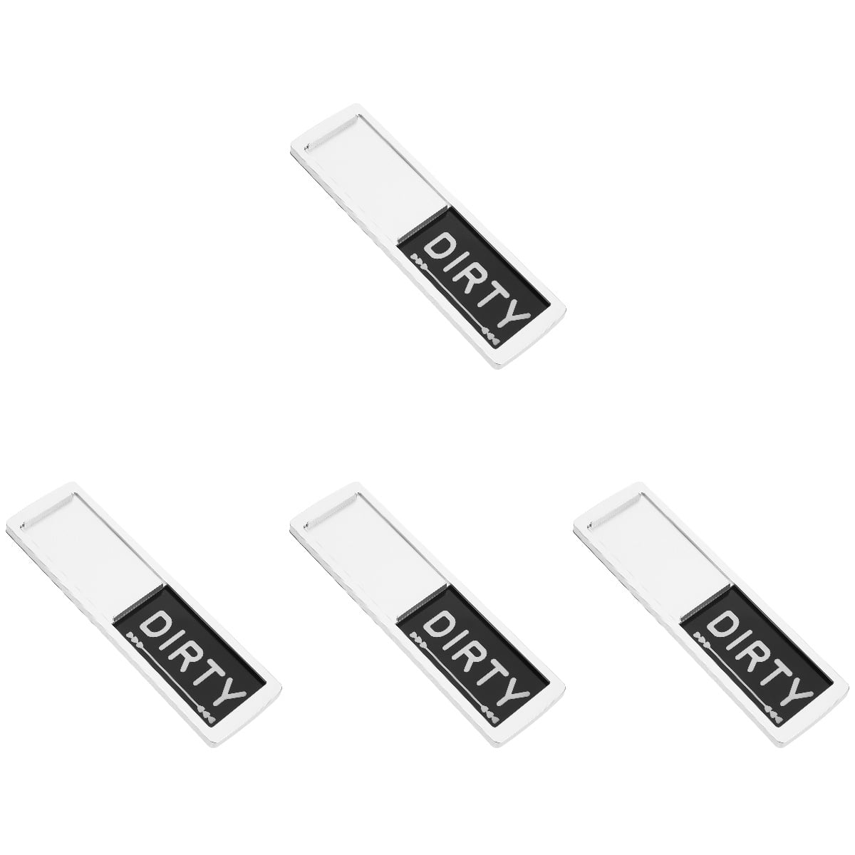 4 Count Dishwasher Dirty Clean Sign Laundry Room Signs - Walmart.com