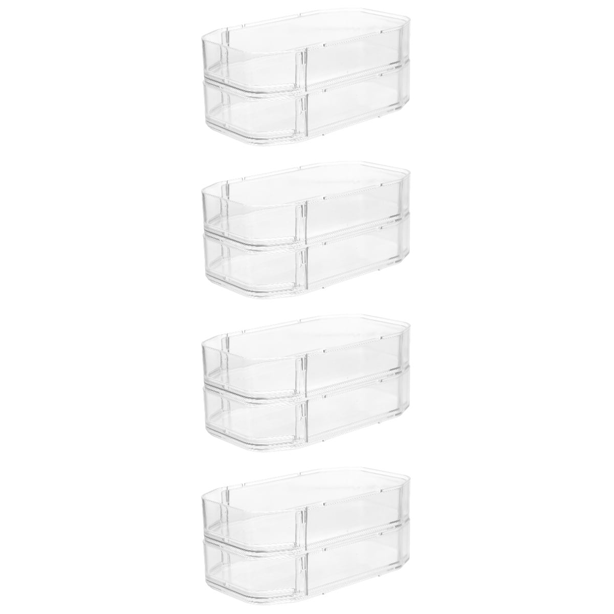 4 Count Drawer Storage Box Makeup Organizer Cosmetic Boxes Jwelery ...