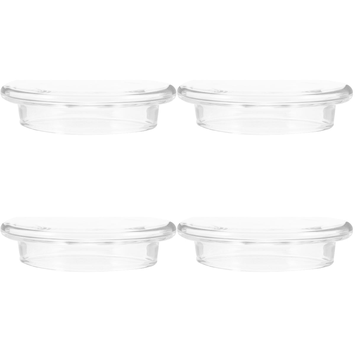 4 Count Glass Teapot Top Beverages Tea Kettle Glass Cover Glass Drink ...