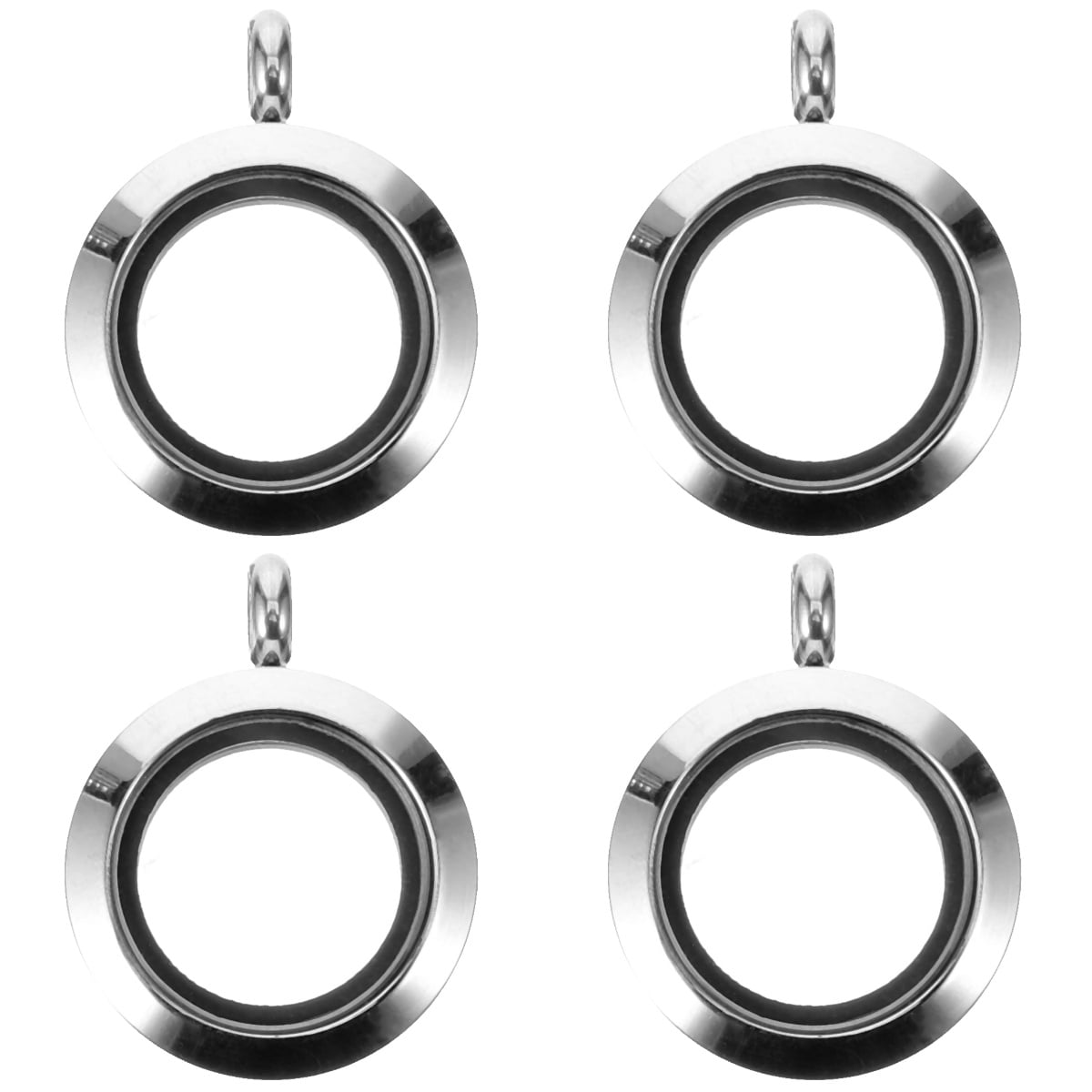 4 Count Gold Picture Hooks Necklace Stack Stainless Steel Pendant ...