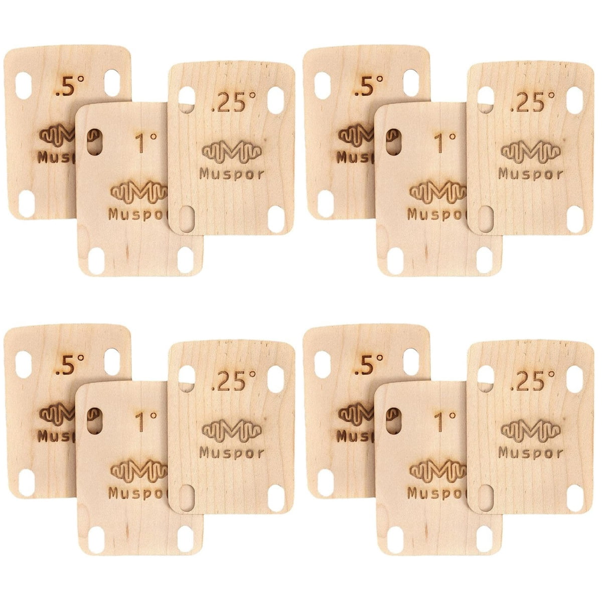 4 Count Guitar Picks Acoustic Neck Spacer Angle Adjustment Shims ...