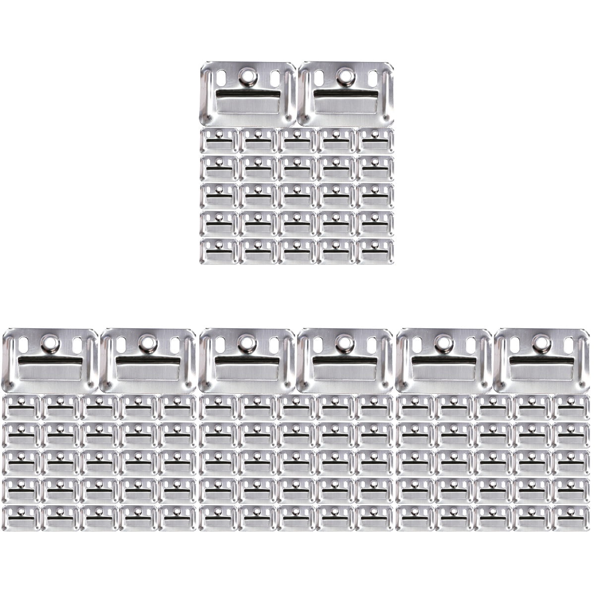 4 Count Interlocking Hook Wall Buckle Sturdy Panel Furniture Clamp ...