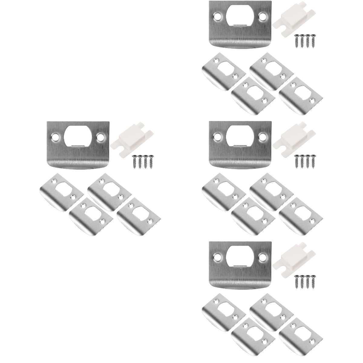 4 Count Kit System Gusset Plate Guide Piece Door Latch Plates - Walmart.com