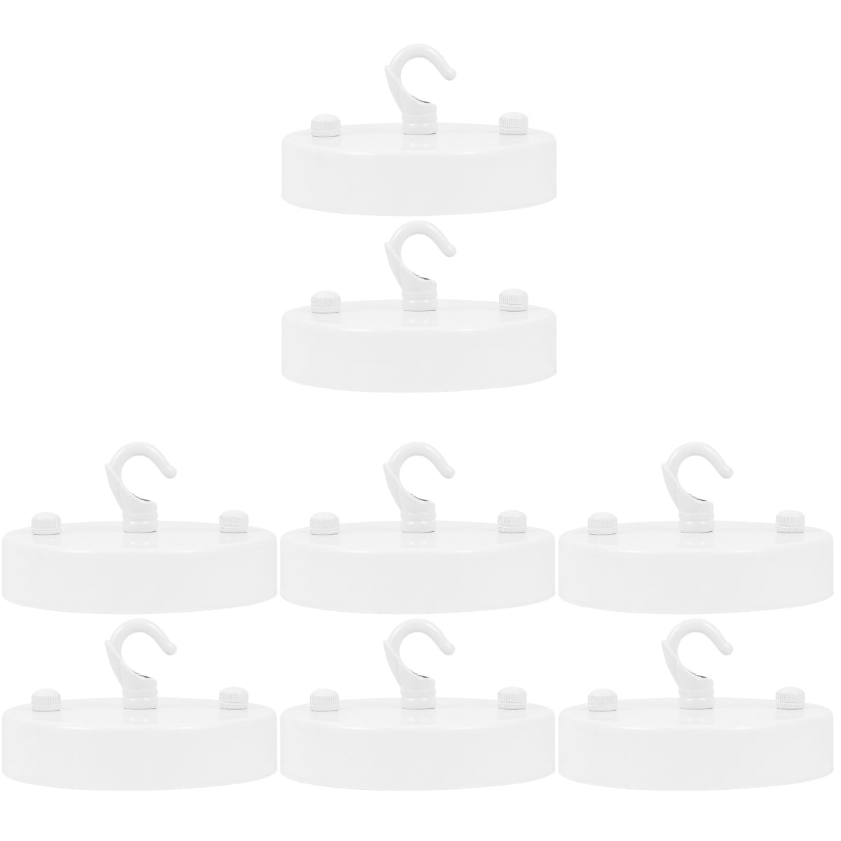 4 Count LED Ceiling Lamp Base Light Fixture Base 10X10CM White ...