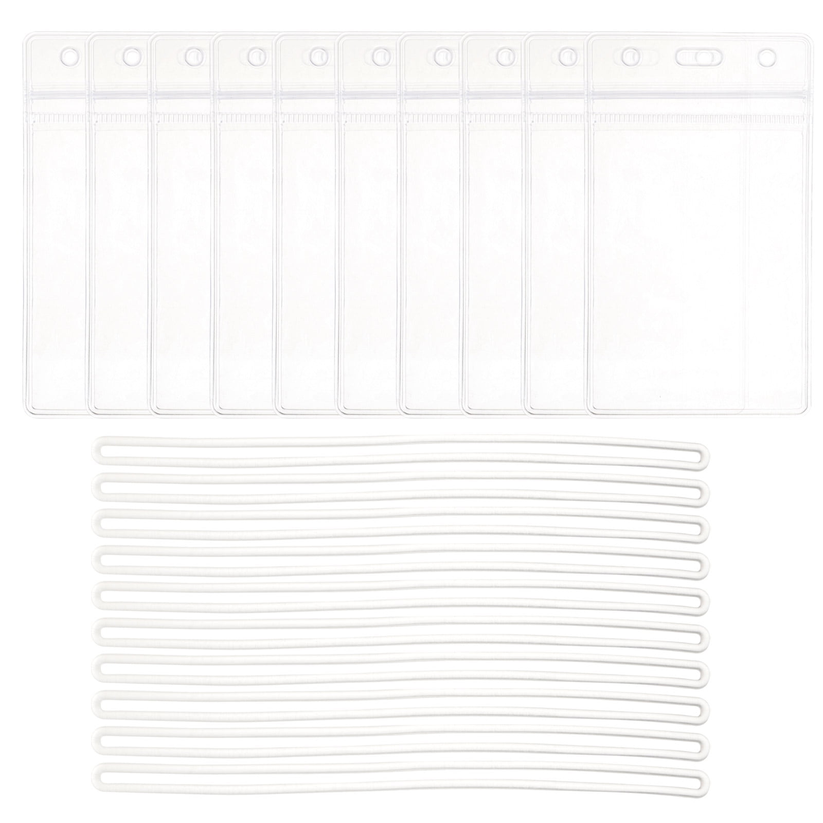 5 Count Holders Transparent Luggage Tag Sleeves for Travel - Walmart.com