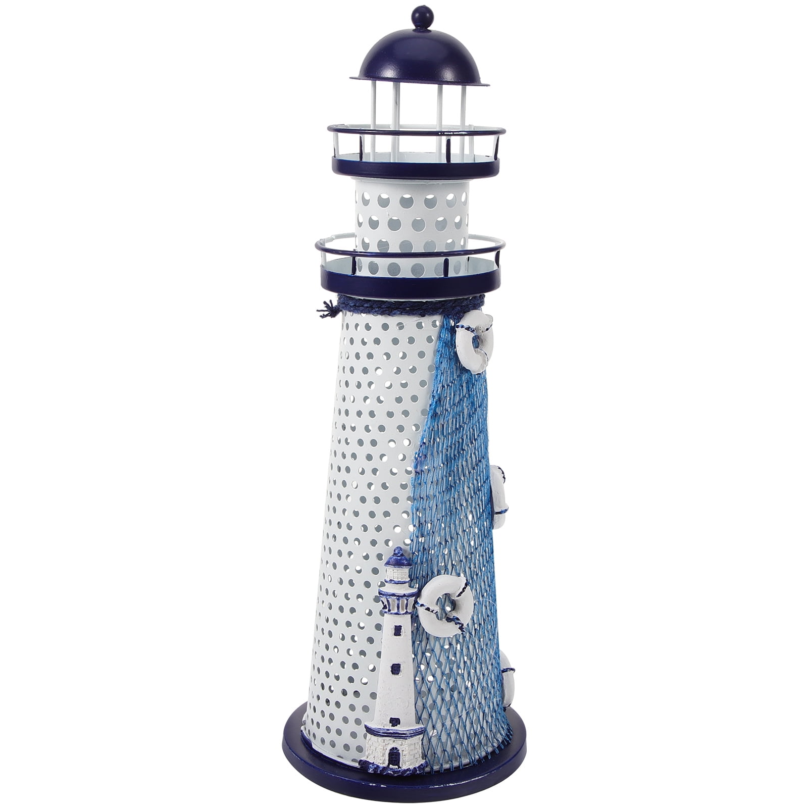 4 Count Lighthouse Lamp Indoor Sea Ocean Candlestick Chic Night ...