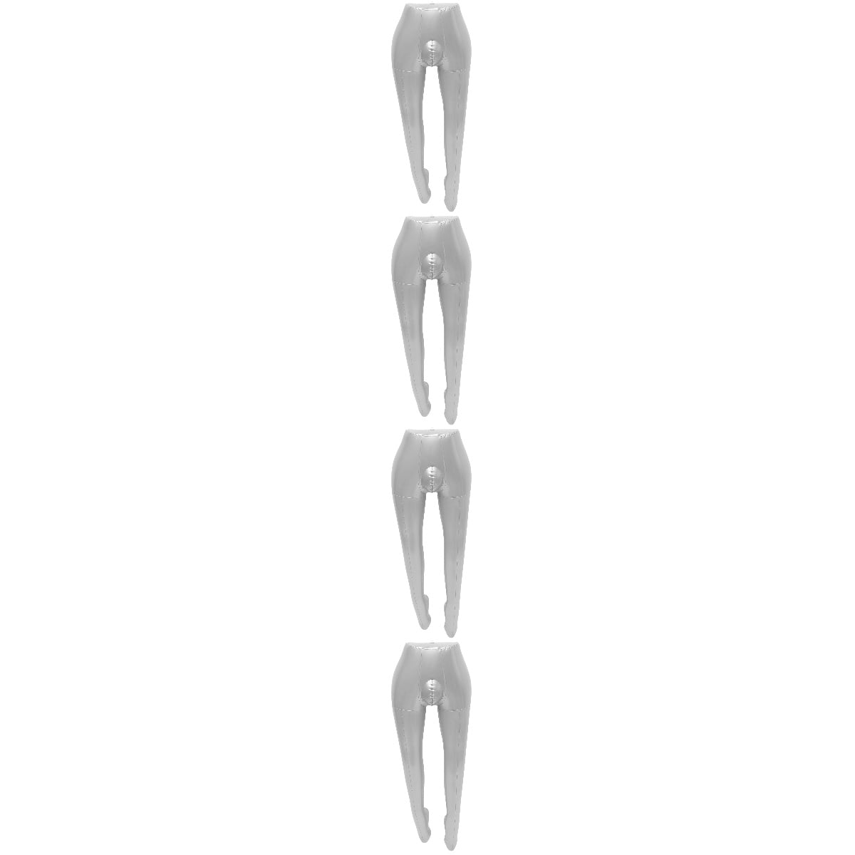 4 Count Mannequin Body for Pants Display Stand Trousers Silver ...