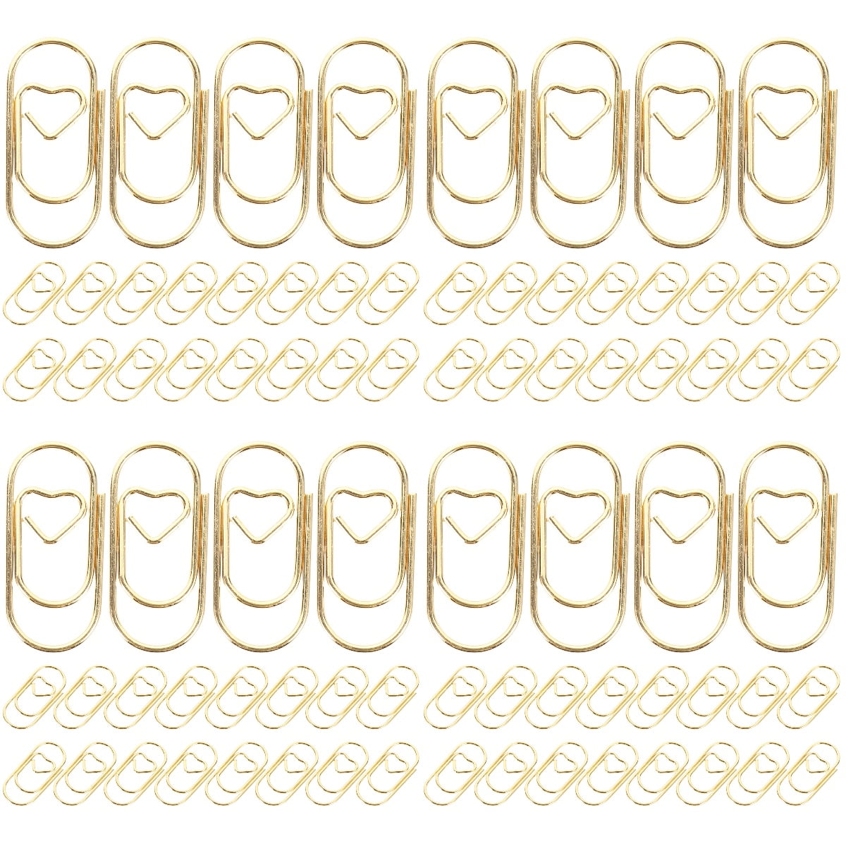 4 Count Paper Clips Mini Love Letter Folder File Document Office ...