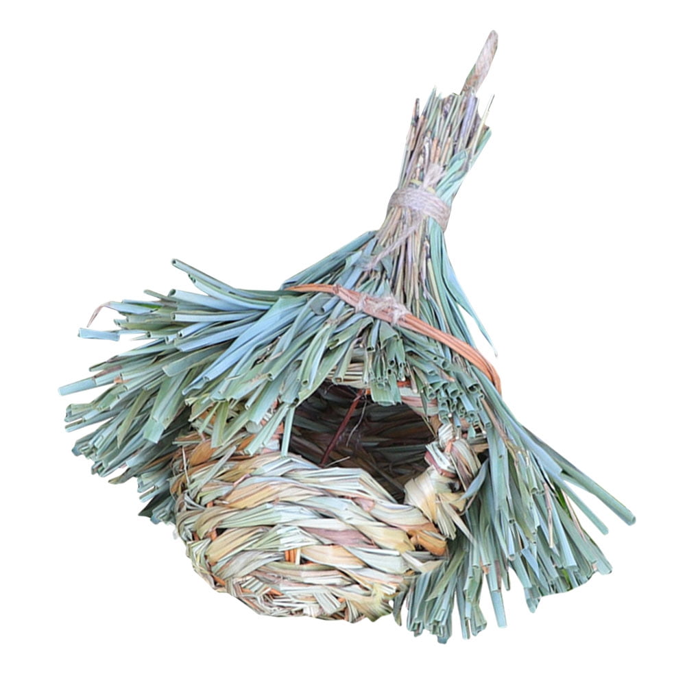 4 Count Parrot Straw Bird Nest House for Predators Backyard - Walmart.com