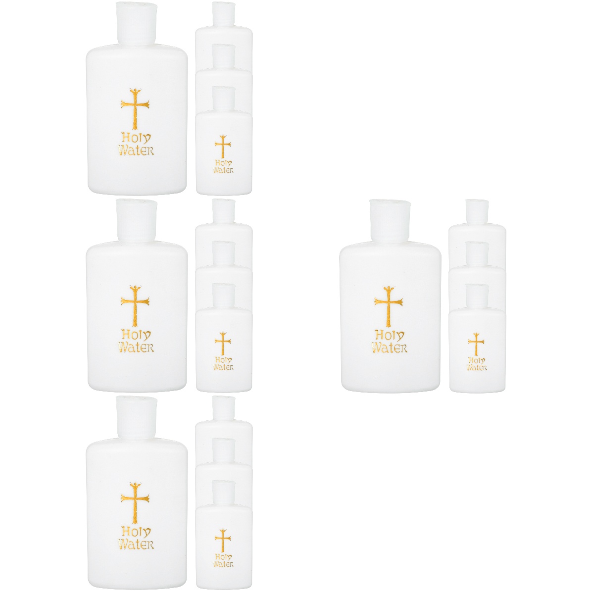 4 Count Pipe Containers Holy Water Bottle Blessing Decorative - Walmart.com