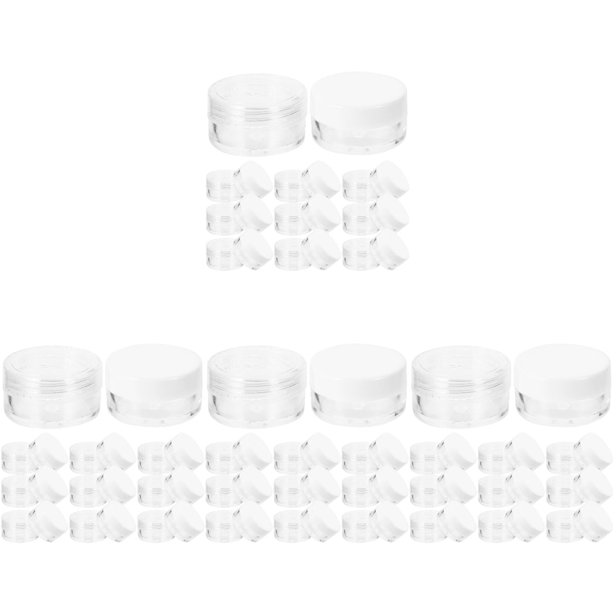 4 Count Refillable Toothpaste Tube Bag Bottled Ointment Container ...