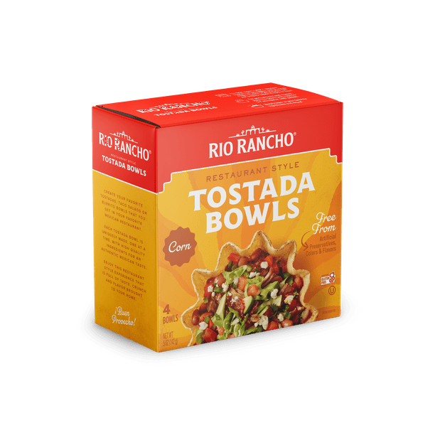 (2 pack) 4 Count, Rio Rancho Tostada Bowls (Fresh) - Walmart.com