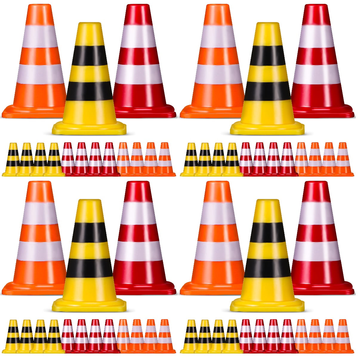 4 Count Roadblock Simulation Props Chains Classical Toys Ripple Baby ...