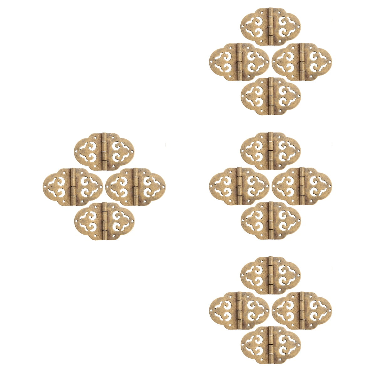 4 Count Snap Gift Box Hinge Charniere Mini Cabinet Hinges Small ...