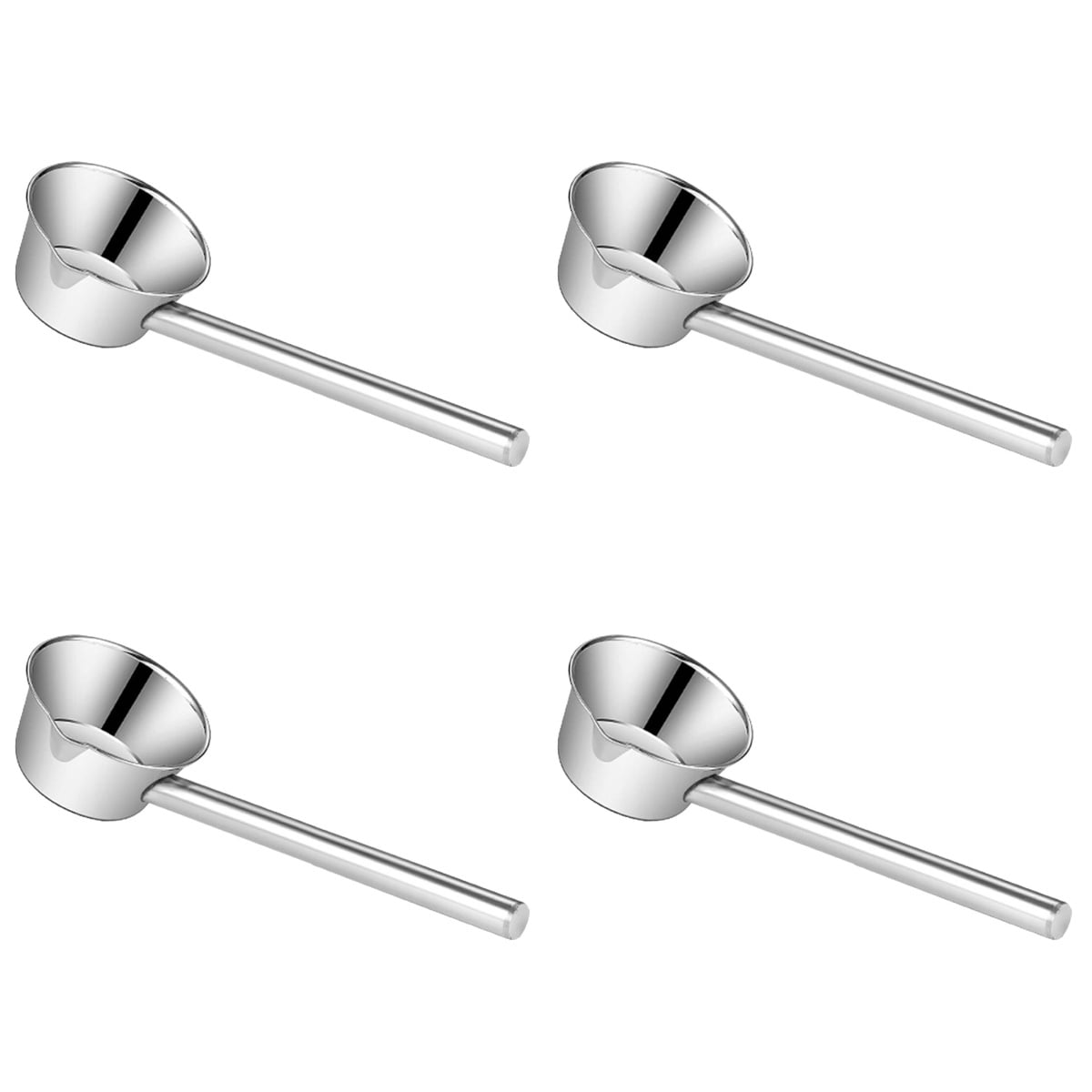 4 Count Stainless Steel Spoon Gravy Bailer Water Spoon Water Scoop ...