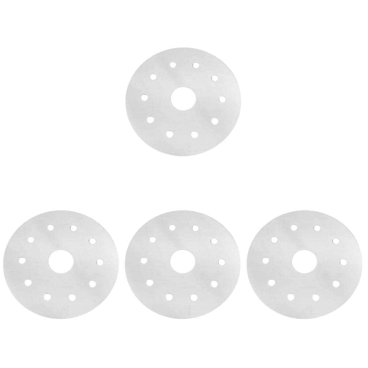 4 Count Stainless-steel Cookware Cooking Utensils Heat Conduction Plate ...