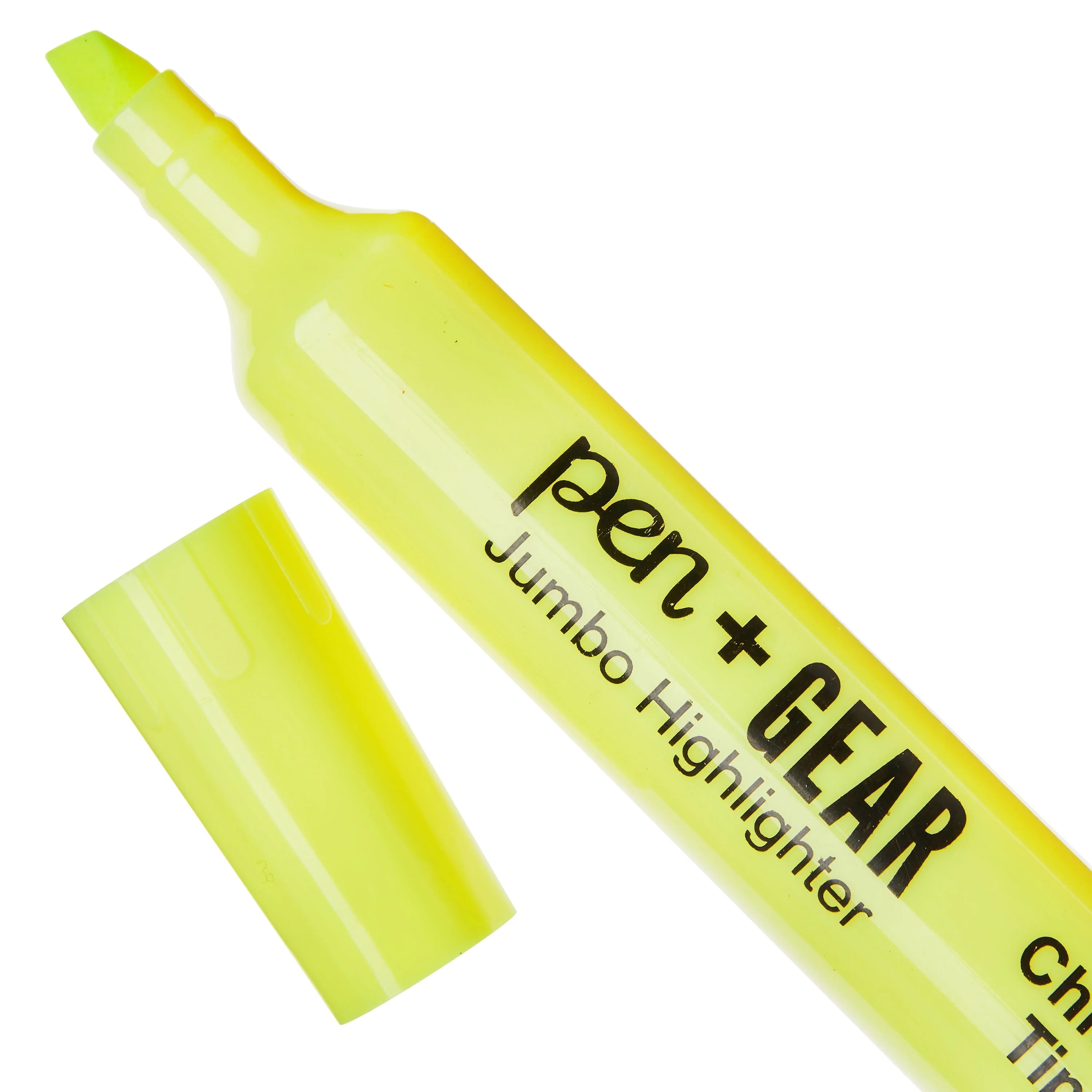 4 Count Tank Highlighter Chisel Tip Yellow Color - Walmart.com