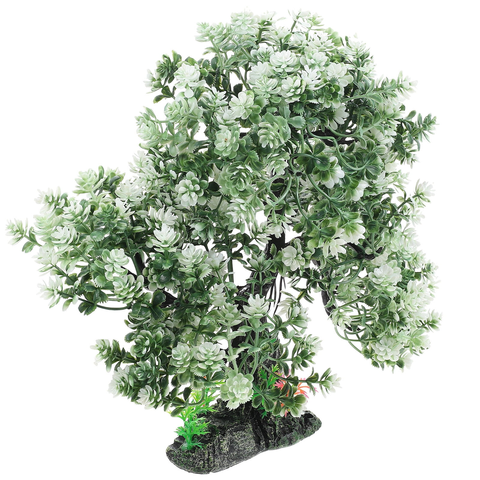4 Count Tank Landscaping Tree Fish Tank Tree 26.00X5.50X26.00CM Green ...