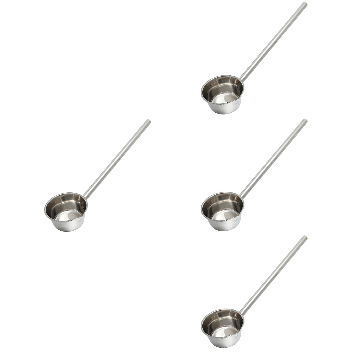 4 Count Water Ladle Soup Spoons Stainless Steel Scoop Ladle with Pour ...