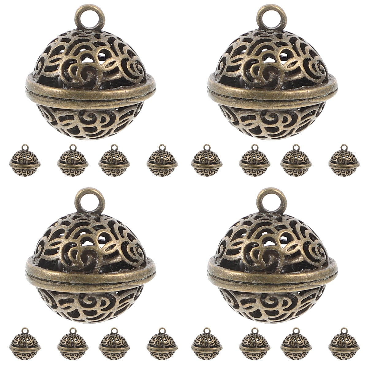 4 Count Wind Chimes Bell Giant Harmony Cow Bells Vintage Pendant ...