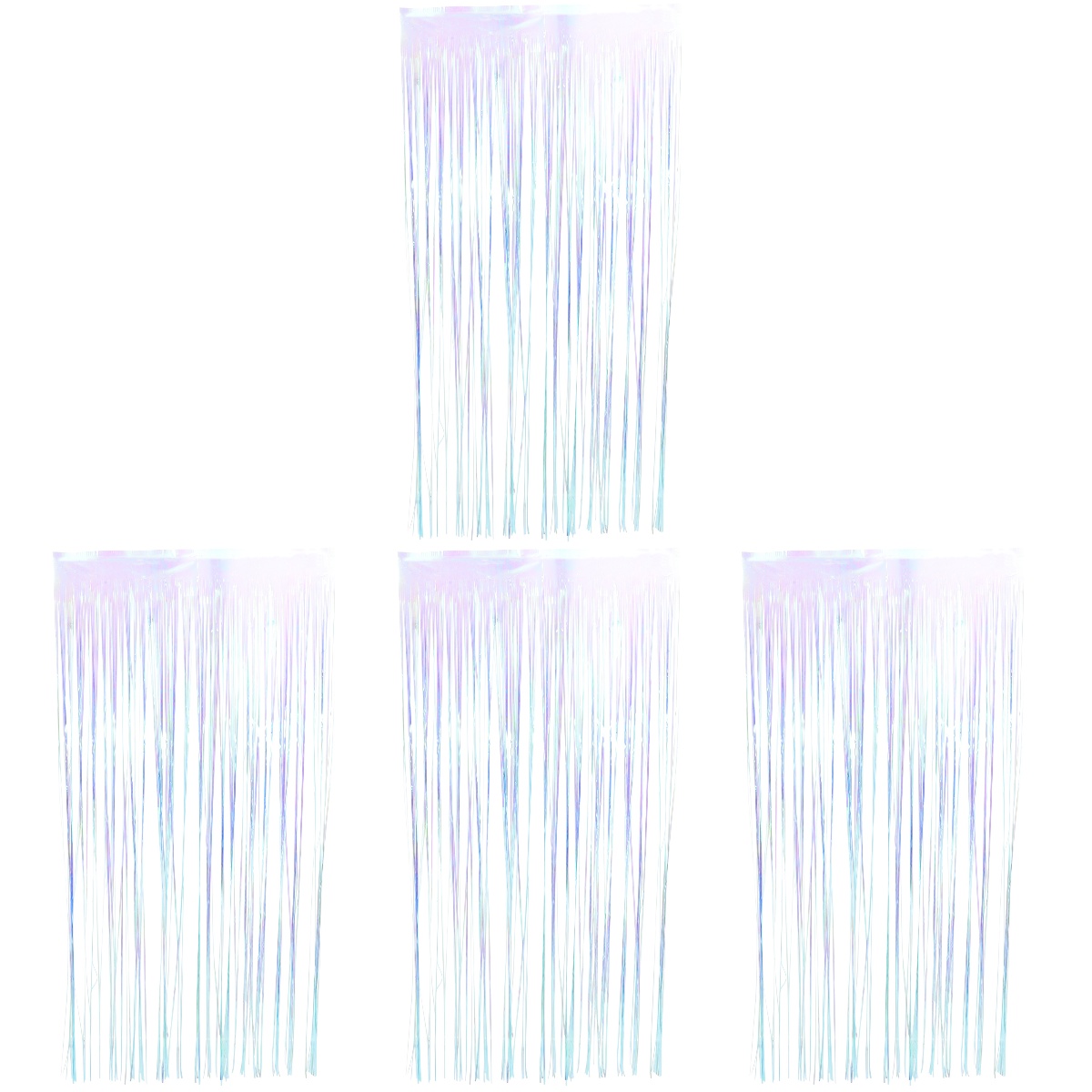 4 Count Window Curtains Wreath Decor Door Streamer Decorate - Walmart.com