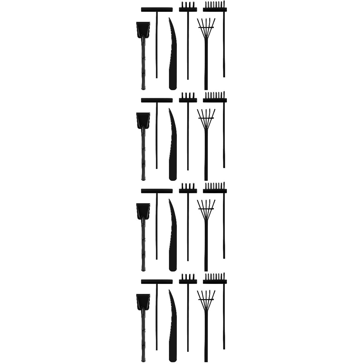 4 Count Zen Garden Tools Sand Rake Decoration Rakes - Walmart.com