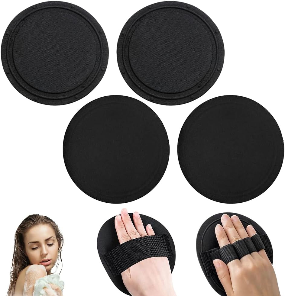 4 Counts Shower and Bath Tool 2025 New Exfoliating Body Scrubber Set ...