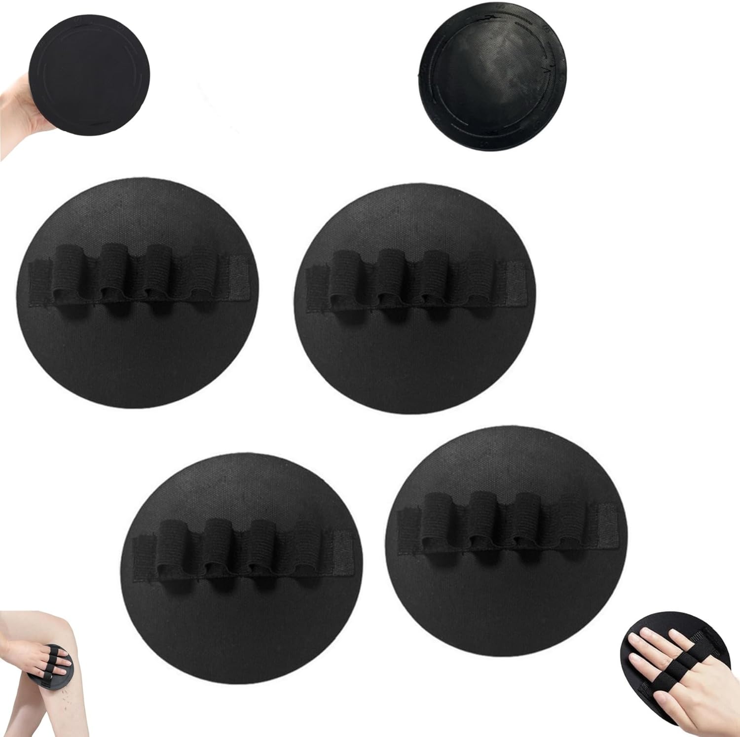 4 Counts Shower and Bath Tool, Exfoliating Body Scrubber Set,Deep ...