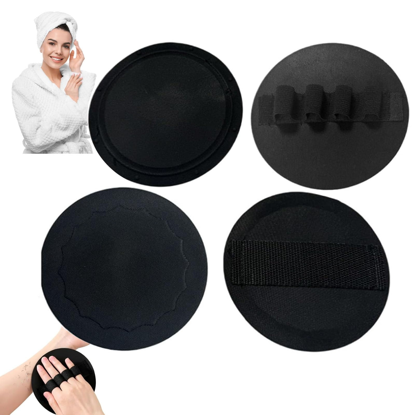 4 Counts Shower and Bath Tool for Massage and Removing Dead Skin ...