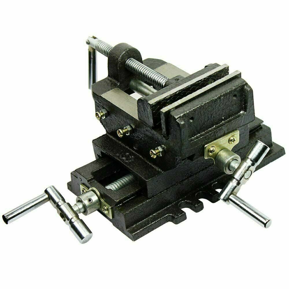 4" Cross Drill Press X-Y Clamp Machine Vise Metal Milling Slide 2 Way ...