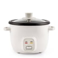 4 Cup Pot Style Rice Cooker: Nonstick, Stay-Cool Handles, 1 Setting ...